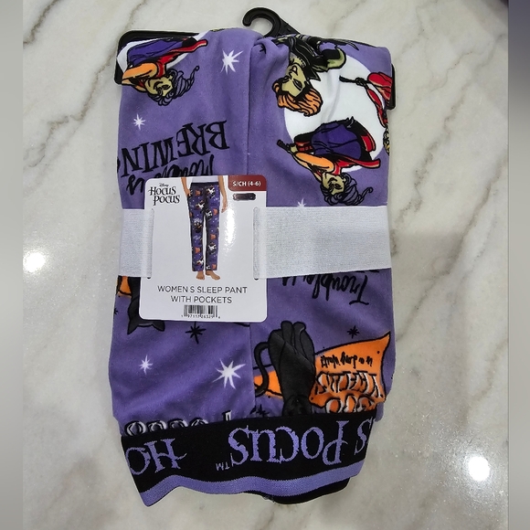 Disney | Intimates & Sleepwear | Hocus Pocus Purple Pajama Pants With ...